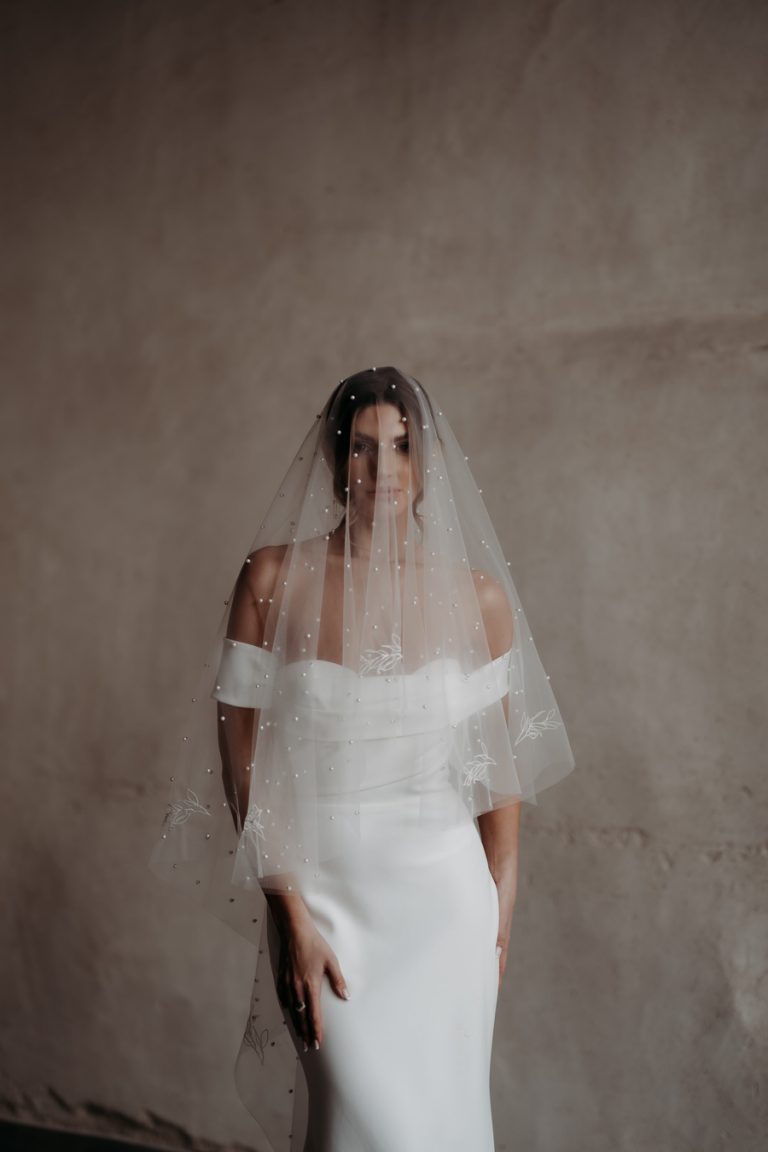 Embroidered custom veils for the modern bride - Love Story Inspiration