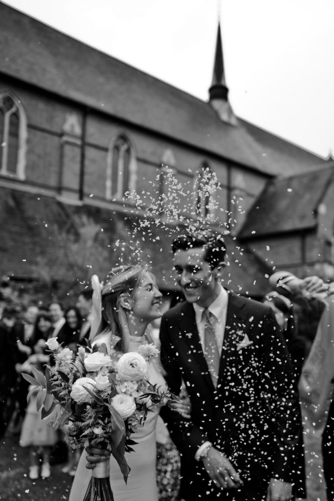 Wedding at home with Loeffler Randall⁠ heels - Love Story Inspiration