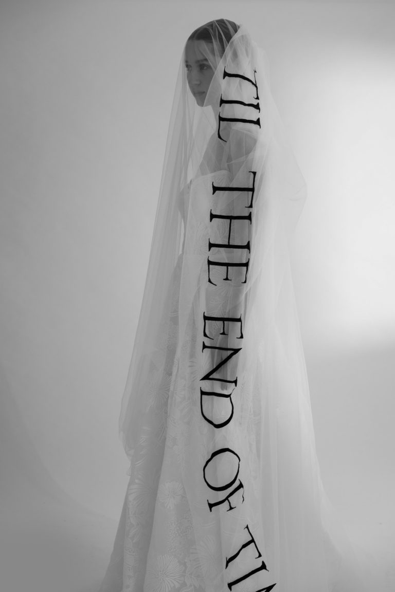 Bespoke wedding veil inspiration; The Black Edit - Love Story Inspiration