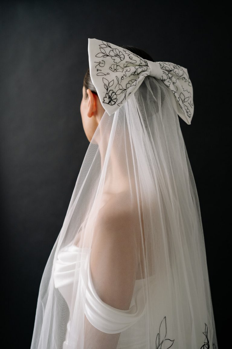 Bespoke wedding veil inspiration; The Black Edit - Love Story Inspiration