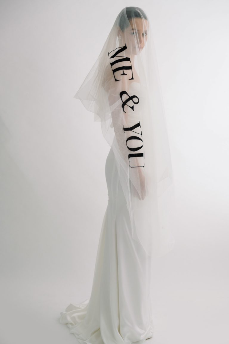 Bespoke wedding veil inspiration; The Black Edit - Love Story Inspiration